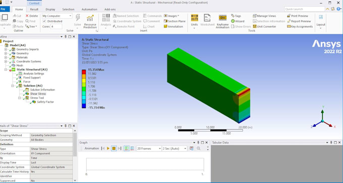 Do fea, structural and stress analysis with ansys and solidworks by Saeed_urrehman | Fiverr