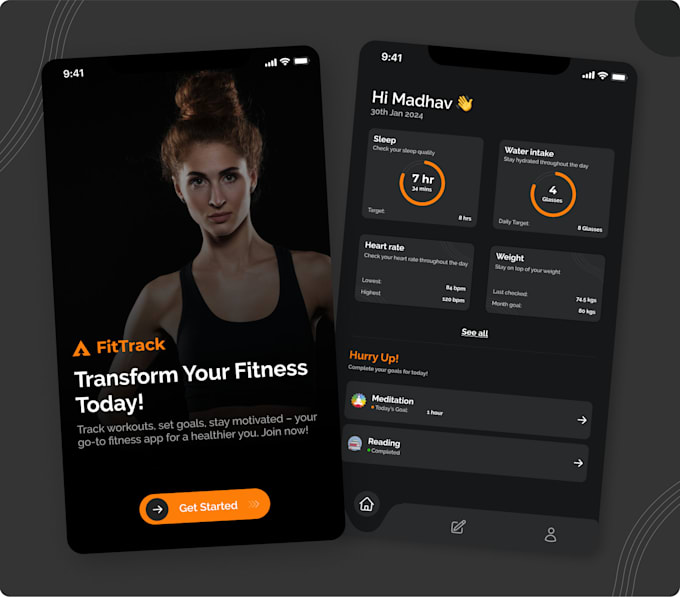 Create good looking mobile app design by Madhavkhandal | Fiverr