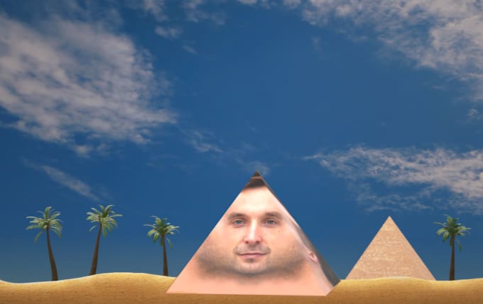 Turn you into a giant pyramid by Pixelpallette | Fiverr