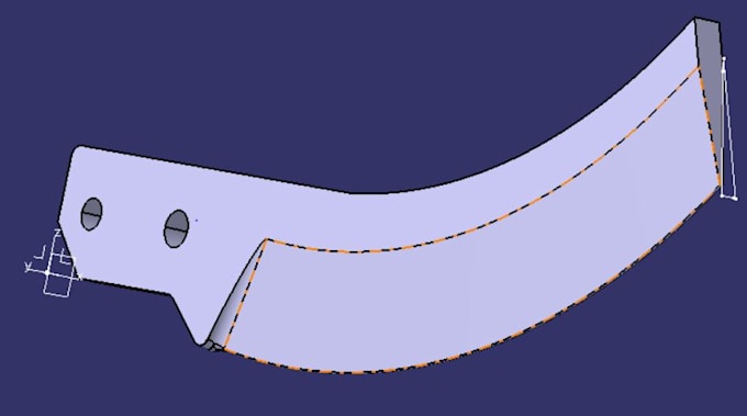 Make a cad model and a technical drawing from papers plans and photos ...