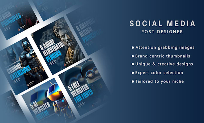 Design pro social media post graphics for facebook, instagram, linkedin ...