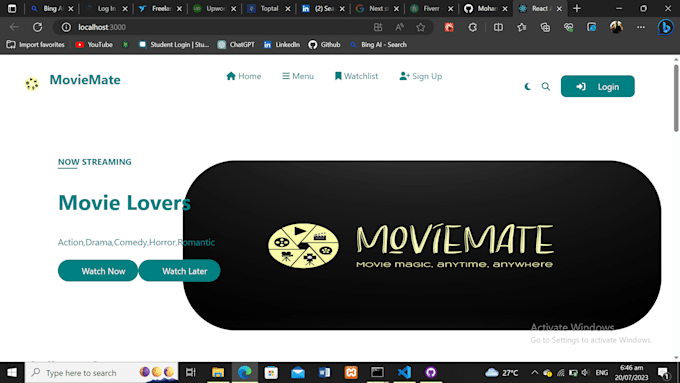 Be your full stack javascript developer by Hamzamushtaq313 | Fiverr