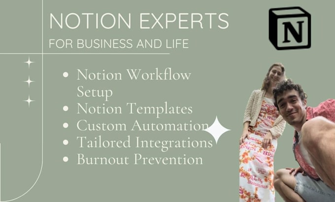 Automate and integrate your business with custom notion workspaces by Amarisdigital | Fiverr