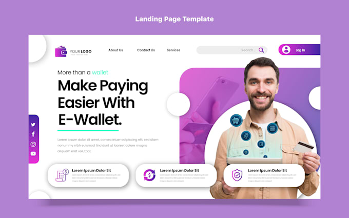 Design A Custom Html Css And Javascript Landing Page By Opsihab Fiverr