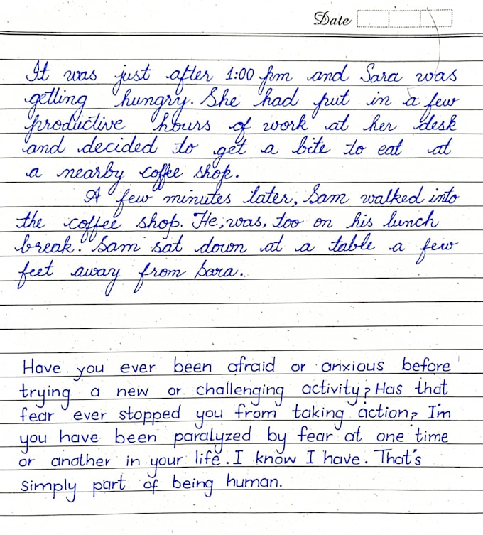 Write any text in whatever handwriting and font you require by ...