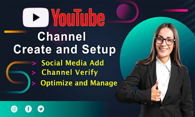 Professionally create, setup and design youtube channel by Rubelkhan181 ...