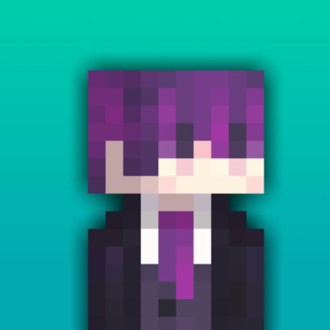 Send you a minecraft pixel profile picture for your skin by Ramsul_b ...
