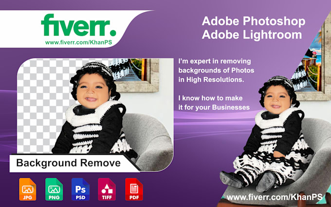 Remove background perfectly of your image by Khanps | Fiverr