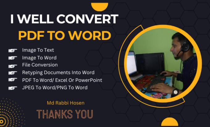 Convert scanned pdf to microsoft ms word, do pdf conversion by Mdrabbi ... Convert scanned pdf to microsoft ms word, do pdf conversion by Mdrabbi ...