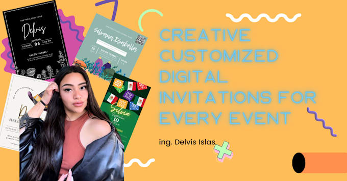 Do creative digital invitations for every occasion by Delvisislas | Fiverr