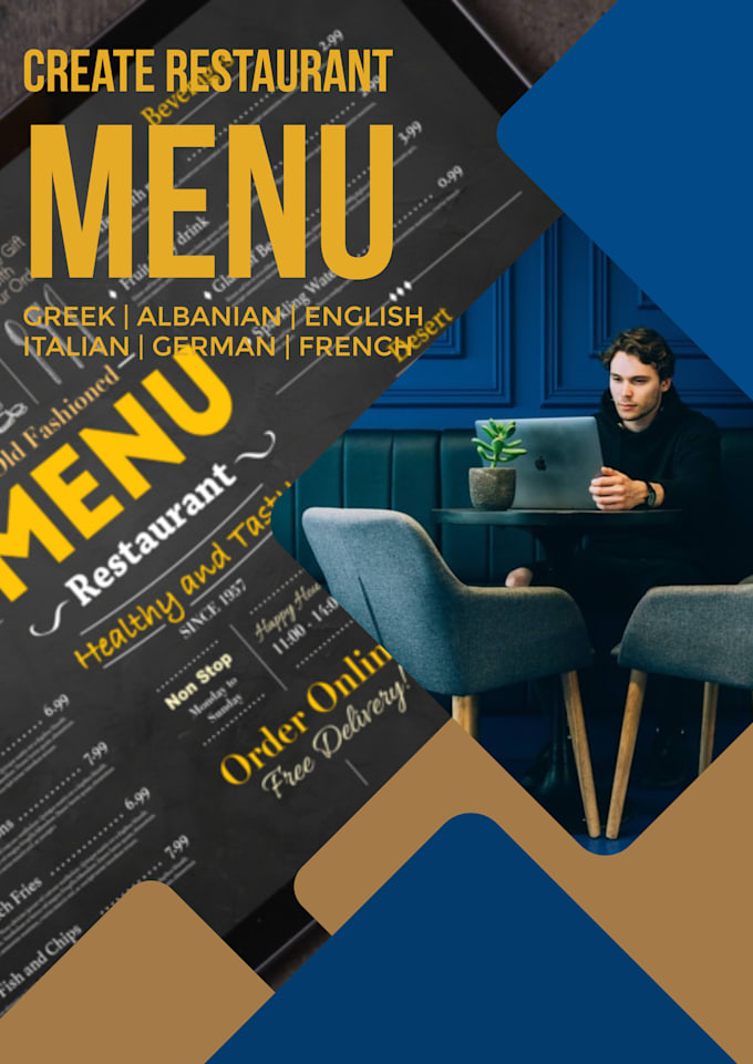Create restaurant menu 2023 by Alissoncekini | Fiverr