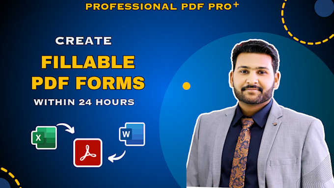 Create professional fillable pdf form within 24 hrs by Akifayyaz | Fiverr