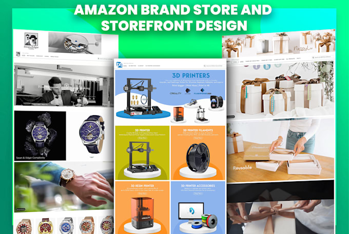 Create your amazon brand store and storefront design by Amz_executive ...