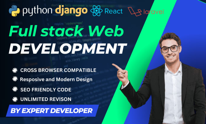 Develop Django Python React Js Laravel Websites As A Full Stack