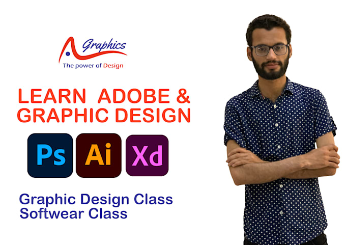 Teach graphic design in adobe photoshop illustrator xd by Abubakar45757 | Fiverr