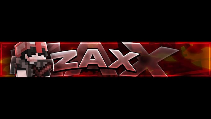 Make you a professional minecraft yt banner by Zax_mc | Fiverr