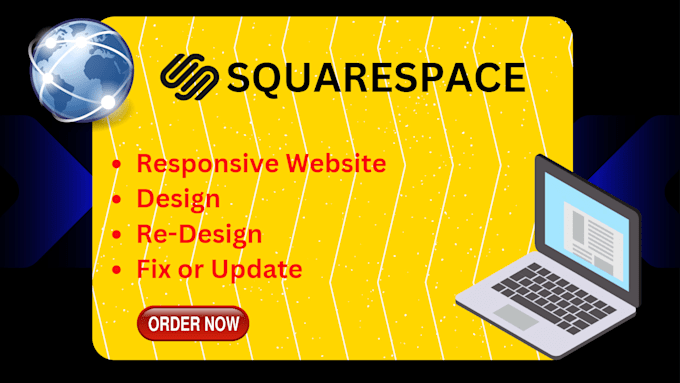Create, design, redesign and fix your squarespace website by Codewiz007 | Fiverr