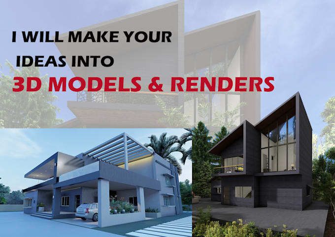 Do 3d model of any 2d plan by Anisha_vinodh | Fiverr