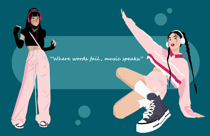 Do character design illustrations by Nitu_bahuguna | Fiverr