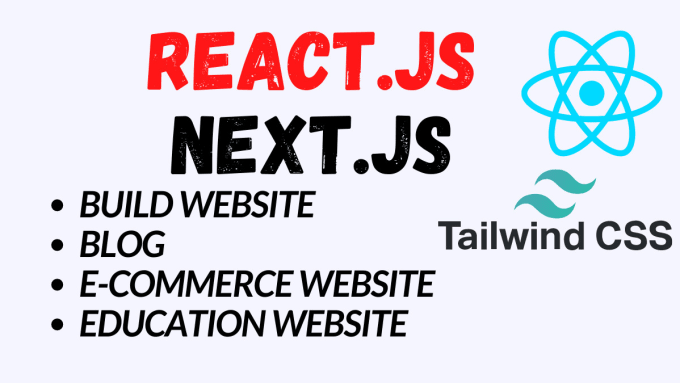 Build React Js And Next Js With Html Css Javascript Bootstrep And Tailwind Css By Webhassanali