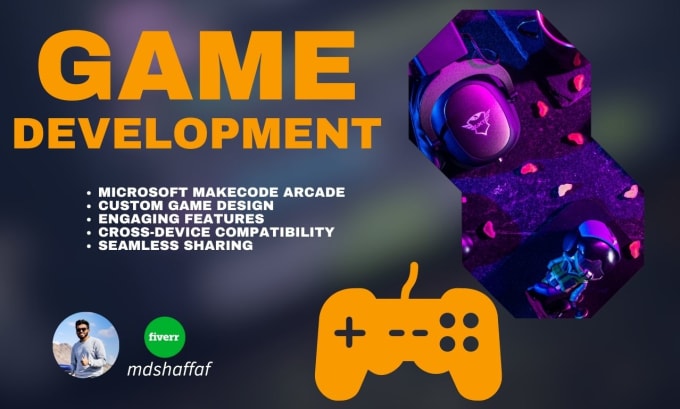 Create A Game Using Microsoft Makecode Arcade By Mdshaffaf Fiverr
