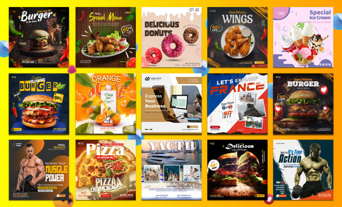 Do social media post, instagram post, puzzle feed and ads by Tabin_75 ...