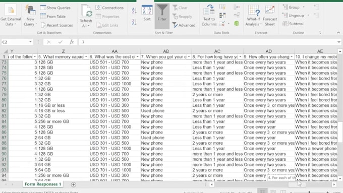 Do accurate data entry to customize your table by Aj_estuista | Fiverr