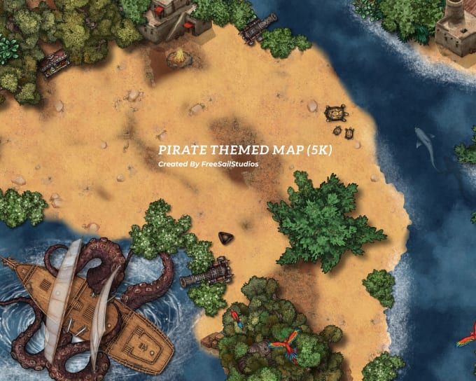 Create epic adventurous fantasy maps for your games