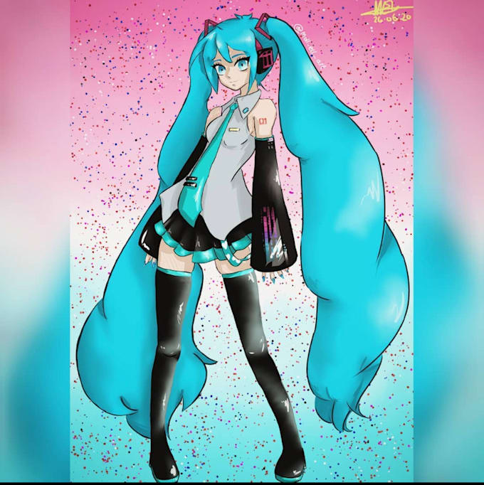 Digitally draw fan art for you by Moll_ell_art | Fiverr