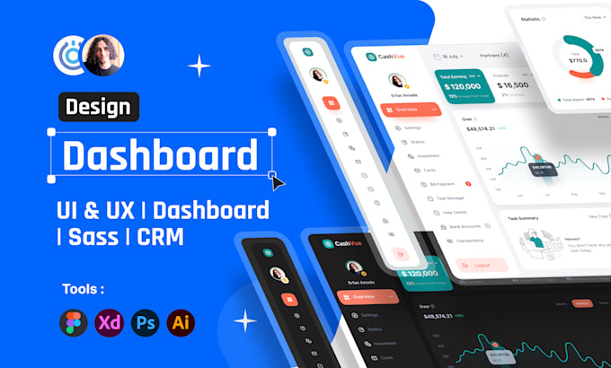 Make professional dashboard ui ux design by Saeidriyahi | Fiverr