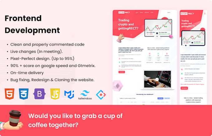 Create pixel perfect html, css, react js by Shubhamui_ux | Fiverr Create pixel perfect html, css, react js by Shubhamui_ux | Fiverr
