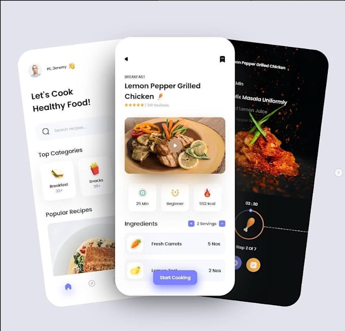 Design creative mobile app ui ux for ios and android by Uiuxdesigner212 ...