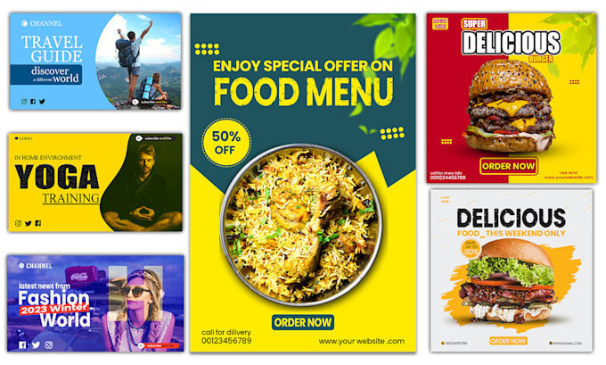 Design a professional poster and social media poster by Kaif_tariq | Fiverr