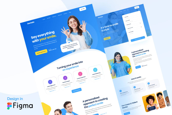 Do ui ux for your website design in figma by Aksdas | Fiverr