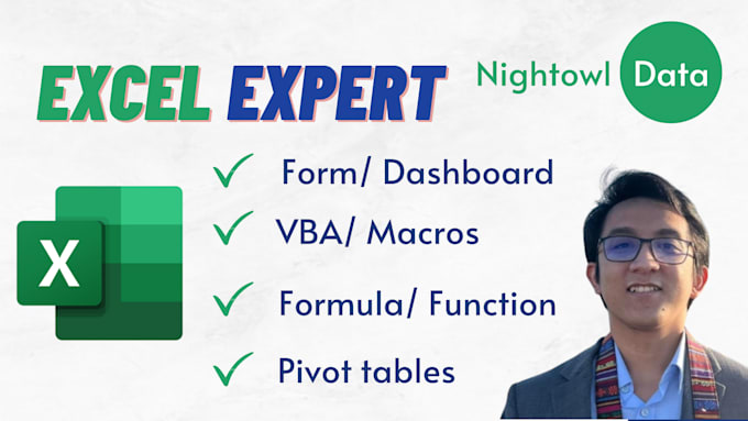 Clean and format your data in excel, google spreadsheet by Nightowlit369 | Fiverr