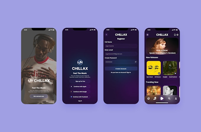 Do Ui Ux Design For Mobile App By Sagarkaneria Fiverr