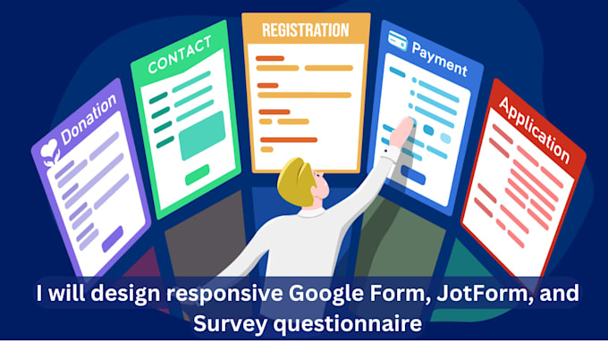 Design responsive google form, jotform, survey questionnaire by ...