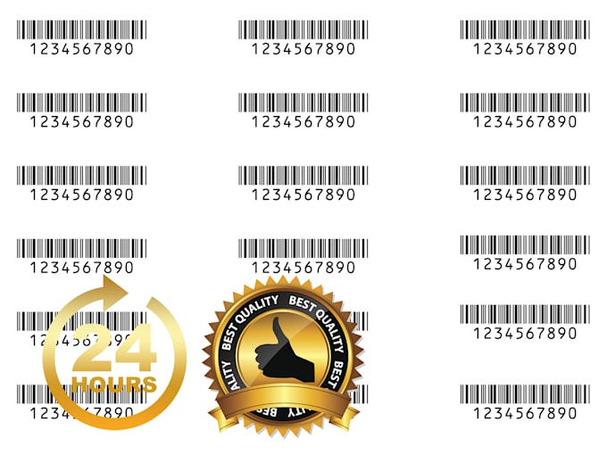 Create multiple barcodes ready to print in 24 hours by Angeglam | Fiverr