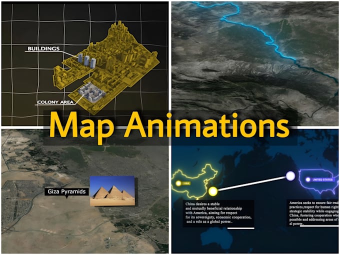 Do map animation and make educational map videos for you by Saudbimasif ...