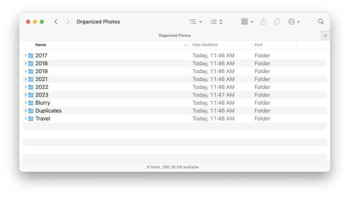 Organize and sort your digital photo collection by Alinaluke | Fiverr