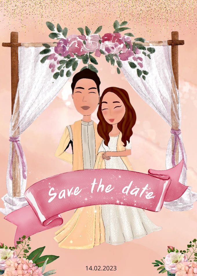 Create faceless cards , stickers and portraits by Anna_khani | Fiverr