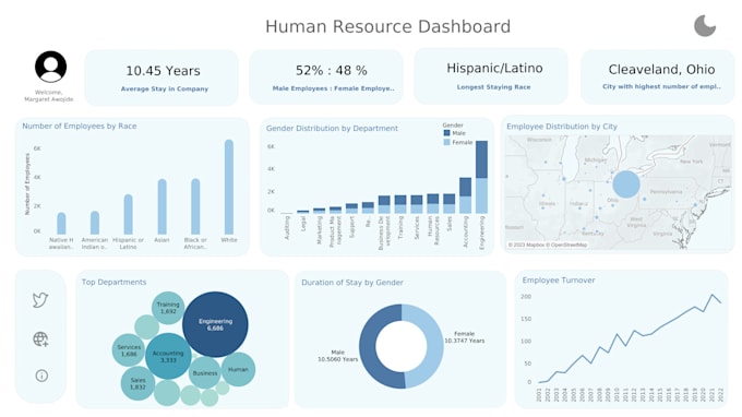 Create a dashboard in tableau by Awojidemarga135 | Fiverr