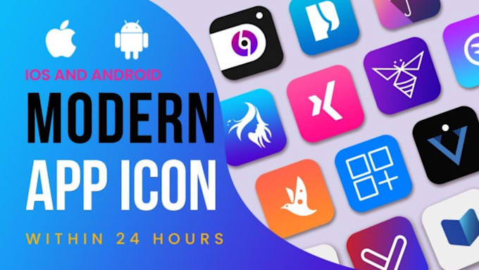 Design modern and attractive app icon logo by Hafil78 | Fiverr