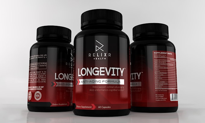 Create custom supplement label artwork by Afafyousaf | Fiverr