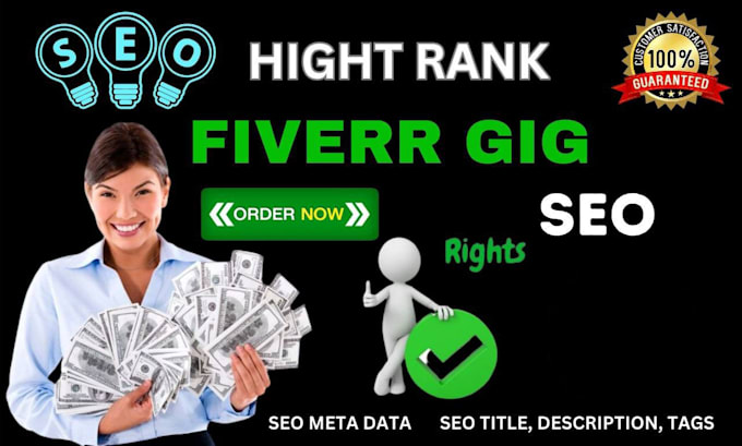 Fiverr image description title gig seo design by Shiromalakmali | Fiverr