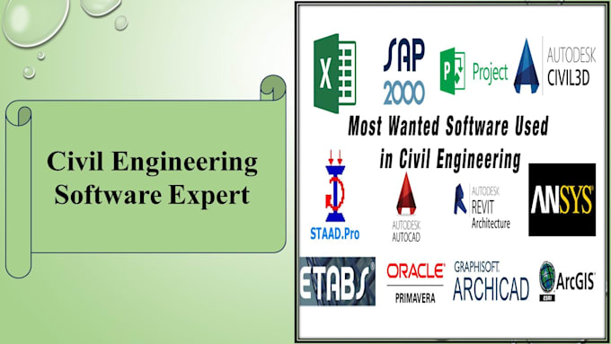 Erledigen tiefbau-softwares wie revit, civil 3d, etab, autocad und ...