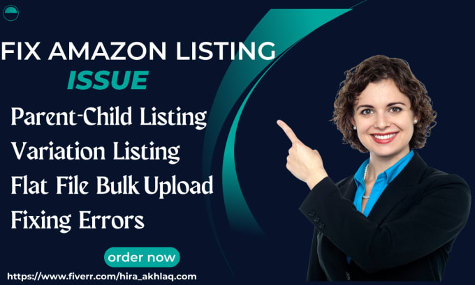 Create or resolve your amazon listing variation issue, amazon child variation by Hira_akhlaq ...
