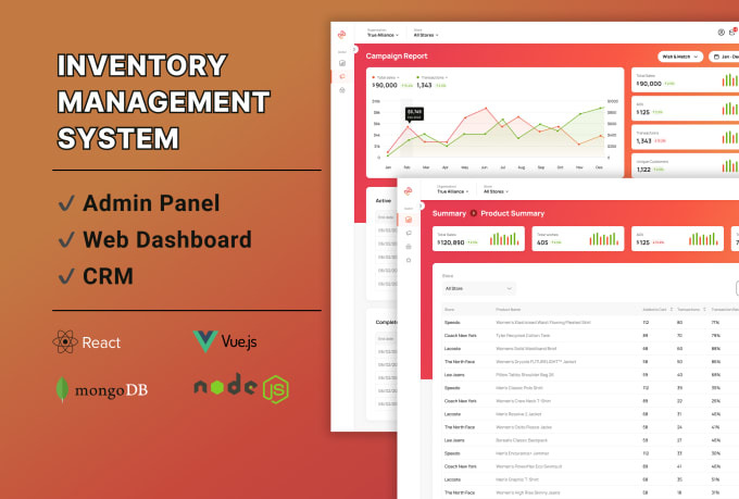 Create a full stack website with an admin panel in react vue or nextjs by Usama_hashstack | Fiverr