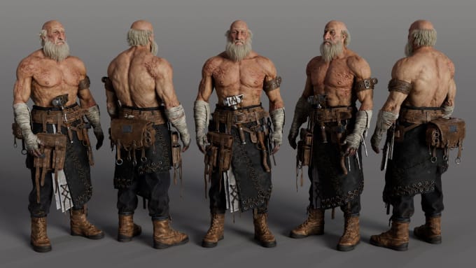 Create 3d game character modeling, 3d game character, 3d army figure by ... Create 3d game character modeling, 3d game character, 3d army figure by ...