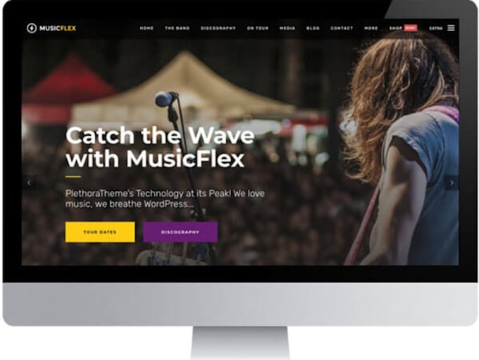 Create music band and musician website design by Mahady41 | Fiverr